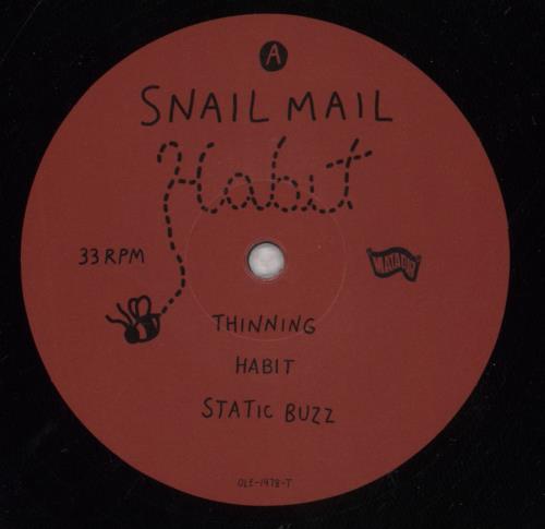 Snail Mail Habit UK 12" vinyl single (12 inch record / Maxi-single ...
