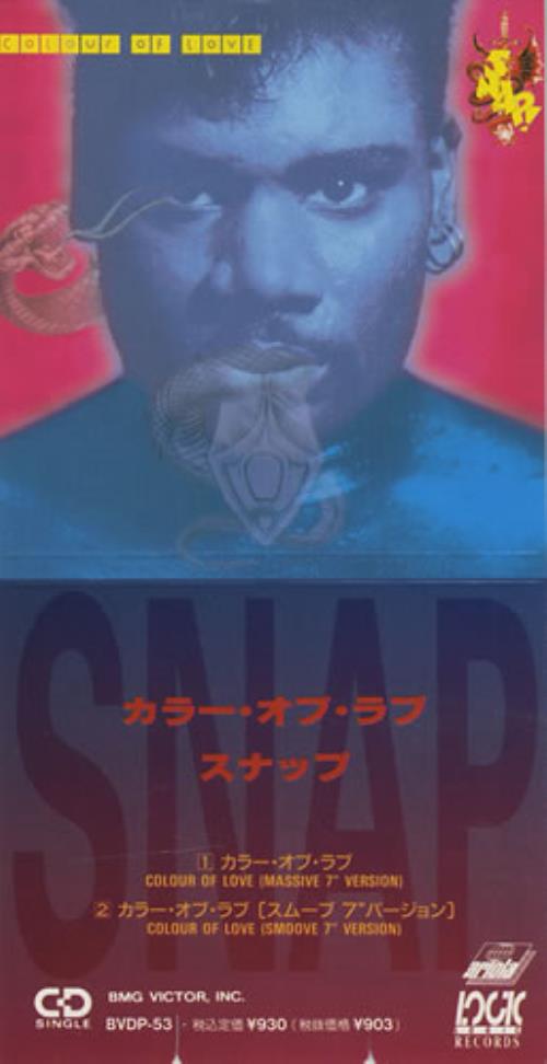 Snap! Colour Of Love Japanese Promo 3" CD single (CD3) (429106)