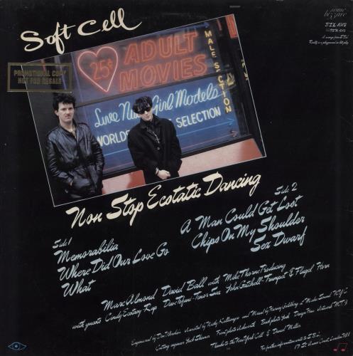 Soft Cell Non Stop Ecstatic Dancing - Gold promo stamped UK vinyl LP ...