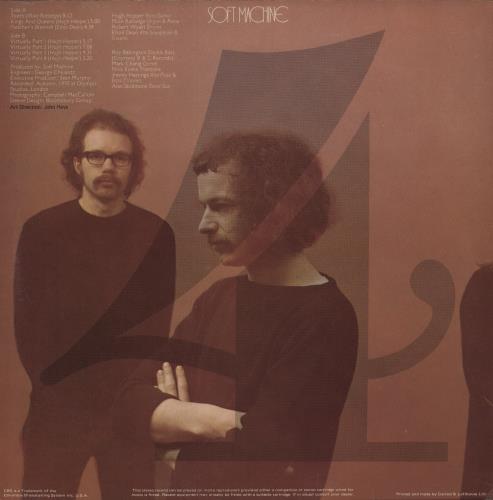 Soft Machine Fourth - 2nd UK vinyl LP album (LP record) (793094)