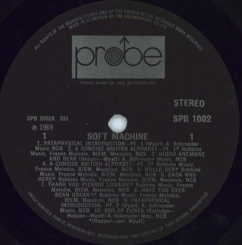 Soft Machine Volume Two - 1st - EX UK vinyl LP album (LP record) (733906)