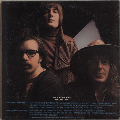 Soft Machine Volume Two US vinyl LP album (LP record) (581176)