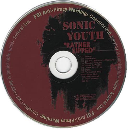 Sonic Youth Rather Ripped US Promo CD album (CDLP) (376851)