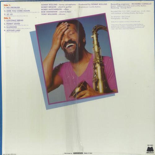 Sonny Rollins No Problem Italian vinyl LP album (LP record) (802156)