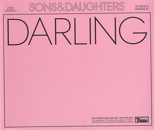 Sons And Daughters Darling UK Promo CD-R acetate (471513)