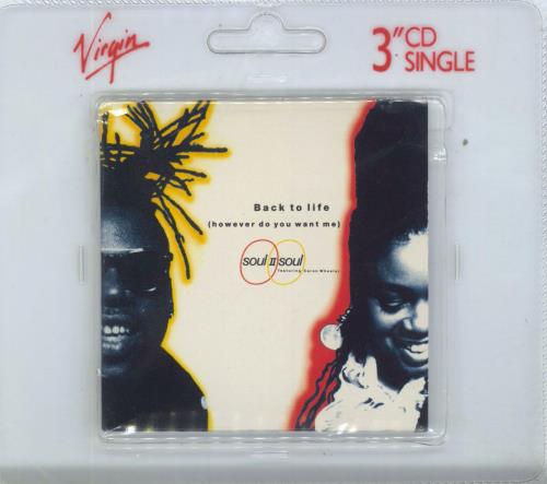Soul II Soul Back To Life UK 3" CD single (CD3) (109017)