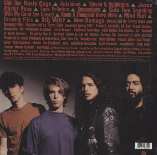 Soundgarden Badmotorfinger UK vinyl LP album (LP record) (815703)