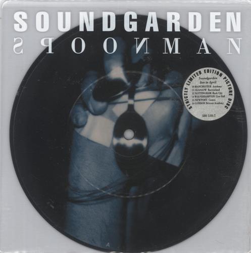 Soundgarden Spoonman UK 7" vinyl picture disc (7 inch picture disc ...