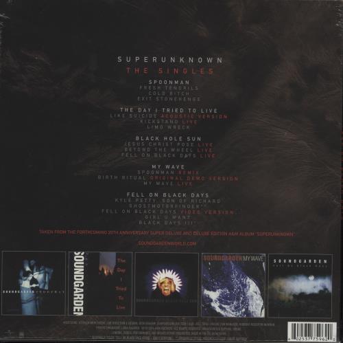 Soundgarden Superunkown: The Singles - Sealed UK Vinyl Box Set (602879)
