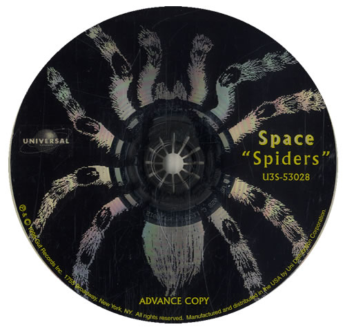 Space (90s) Spiders US Promo CD album (CDLP) (84677)
