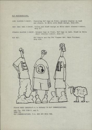 Space (on KLF Comm) Space + Merch Insert UK vinyl LP album (LP record ...