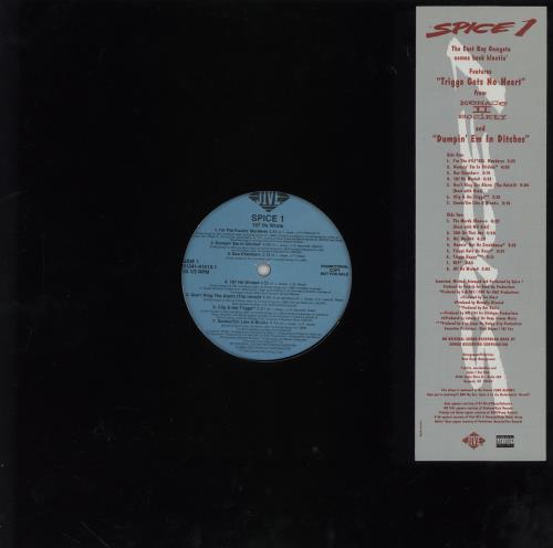 Spice 1 187 He Wrote US Promo vinyl LP album (LP record) (754816)