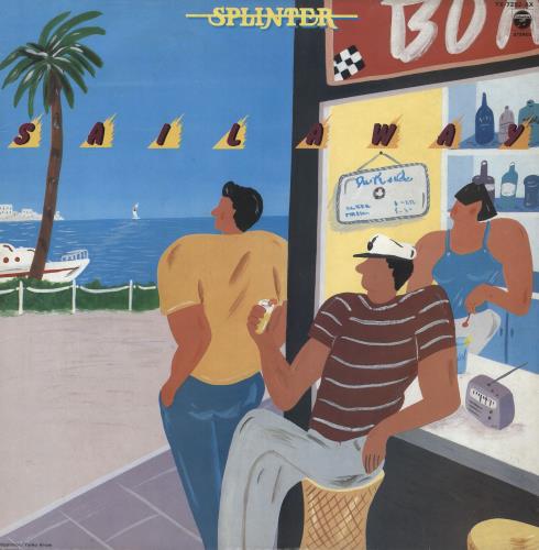 Splinter Sail Away Japanese Promo vinyl LP album (LP record) (411302)