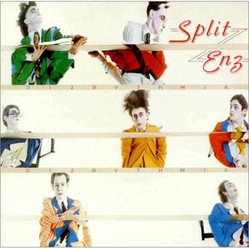 Split Enz Dizrythmia - Blue Label UK vinyl LP album (LP record) (417014)