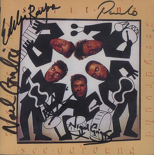 Split Enz See Ya 'Round - Fully Autographed Australian CD album (CDLP) (402400)