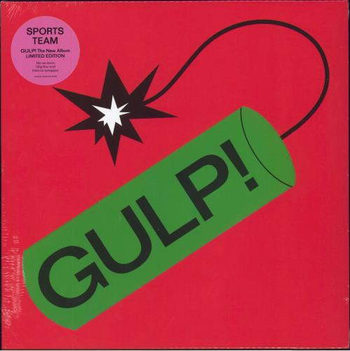 Sports Team Gulp! - Blue Vinyl - Alternate Red Sleeve - Sealed UK vinyl ...