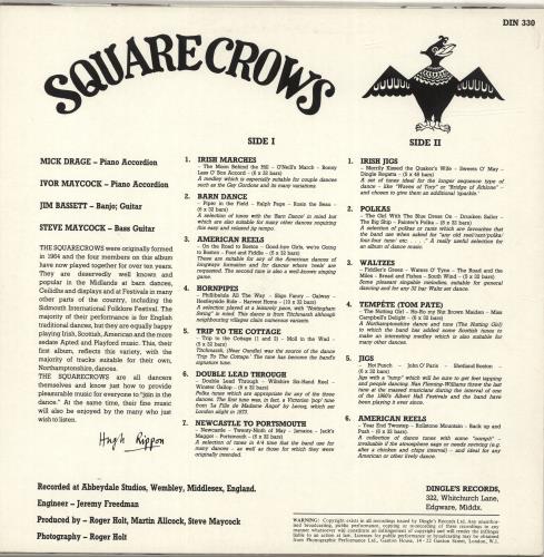 Square Crows The Squarecrows UK vinyl LP album (LP record) (694761)