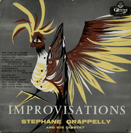 Stéphane Grappelli Improvisations UK vinyl LP album (LP record) (567456)