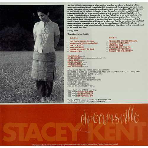 Stacey Kent Dreamsville UK vinyl LP album (LP record) (408305)