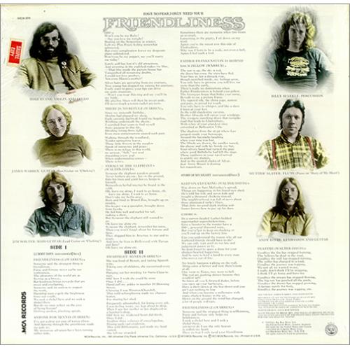 Stackridge Friendliness - Sealed US vinyl LP album (LP record) (427530)