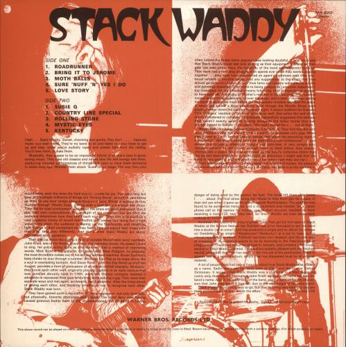 Stack Waddy Stack Waddy UK vinyl LP album (LP record) (743206)
