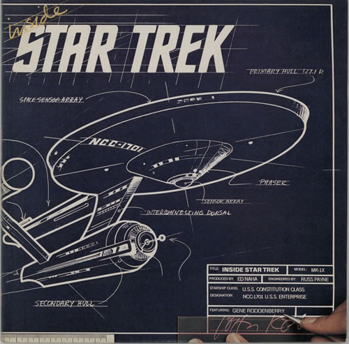 Star Trek Inside Star Trek UK vinyl LP album (LP record) (133124)