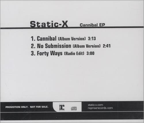 Static-X Cannibal EP US Promo CD single (CD5 / 5") (409003)