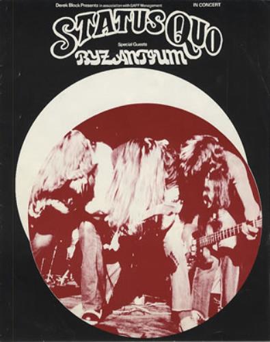Status Quo 1972 UK Tour UK tour programme (354640) TOUR PROGRAMME
