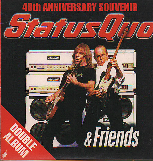 Status Quo 40th Anniversary Souvenir UK Promo 2 CD album set (Double CD ...