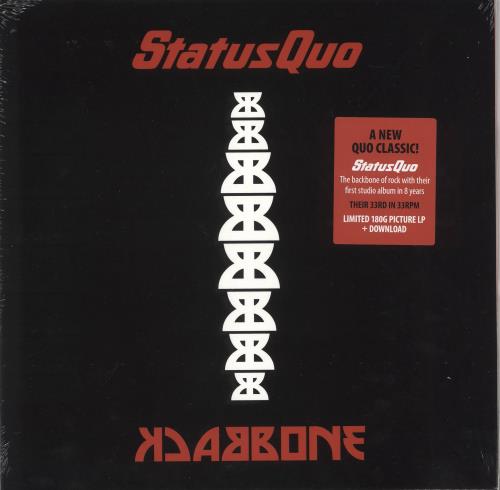 Status Quo Backbone - Sealed UK picture disc LP (vinyl picture disc ...