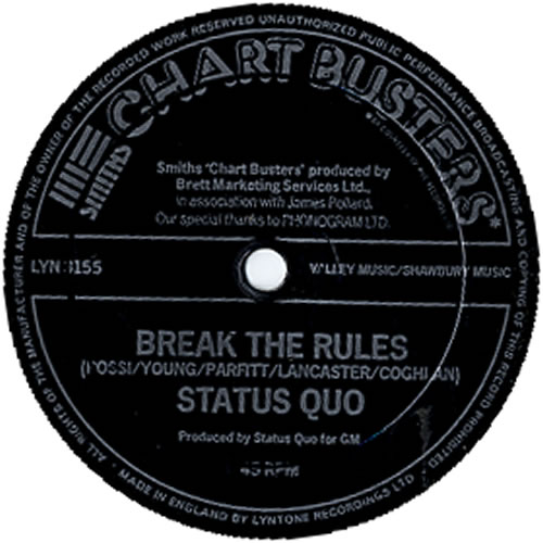 Status Quo Down Down - Flexi UK 7" vinyl single (7 inch record / 45 ...