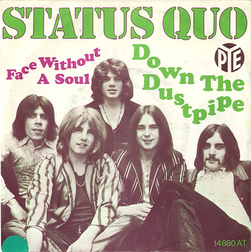 Status Quo Down The Dustpipe + P/S German 7" vinyl single (7 inch ...