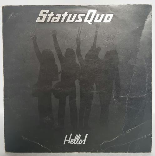 Status Quo Hello! - Complete - Fully Autographed UK vinyl LP album (LP ...