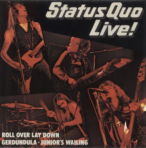 Status Quo Live! UK 7" vinyl single (7 inch record / 45) (54909)