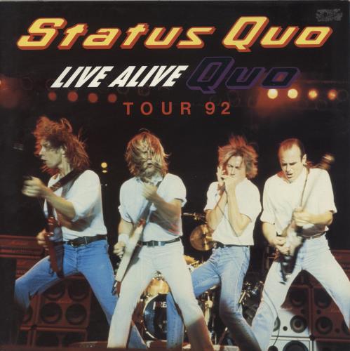Status Quo Live Alive Quo UK tour programme (114055) TOUR PROGRAMME