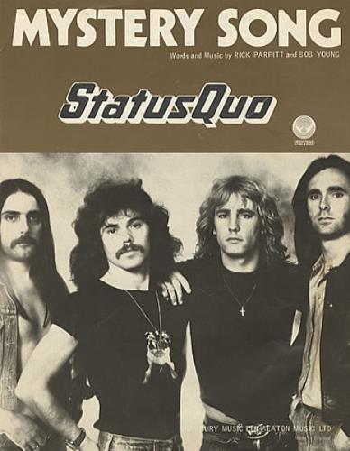 Status Quo Mystery Song UK sheet music (325706) 1-0-49978