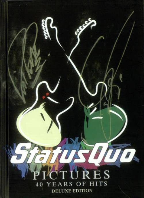Status Quo Pictures: 40 Years Of Hits - Autographed UK 3-disc CD/DVD ...