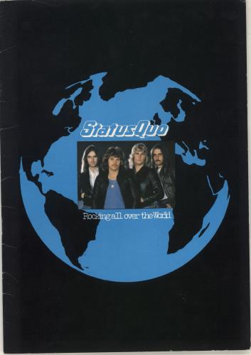 Status Quo Rocking All Over The World UK tour programme (359386) TOUR ...