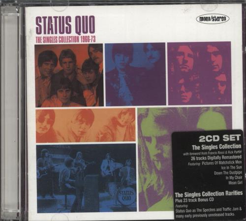 Status Quo The Singles Collection 1966-73 UK 2 CD album set (Double CD ...