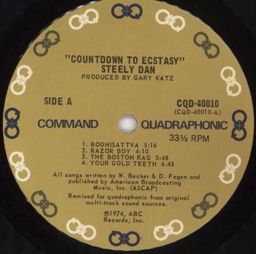 Steely Dan Countdown To Ecstasy - Quad US vinyl LP album (LP record ...