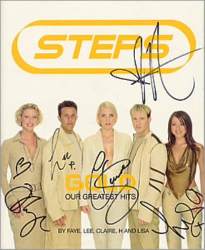 Steps Gold Our Greatest Hits - AUTOGRAPHED UK book (204295) AUTOGRAPHED BOO