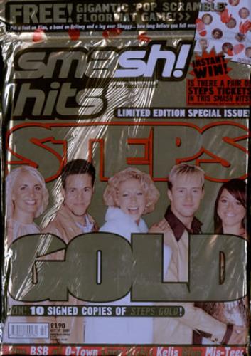 Steps Smash Hits - October 2000 + January & October 2001 UK magazine ...