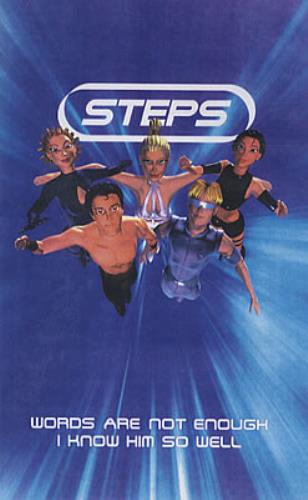 Steps Words Are Not Enough UK Promo video (VHS or PAL or NTSC) (200995)