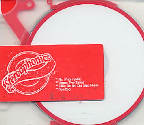 Stereophonics Mr. Writer US Promo CD single (CD5 / 5") (194587)