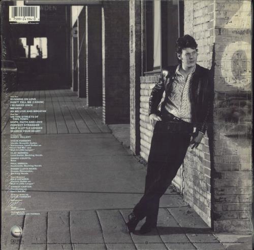 Steve Forbert Streets Of This Town US vinyl LP album (LP record) (801813)