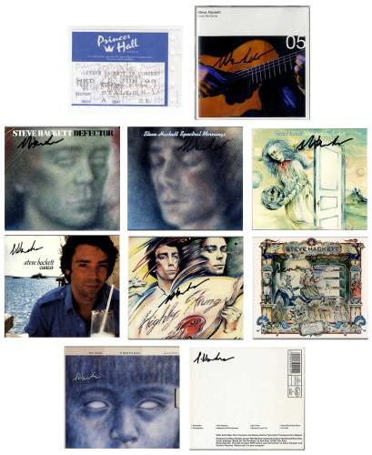 Steve Hackett Autographed Bundle UK CD album (CDLP) (680508)