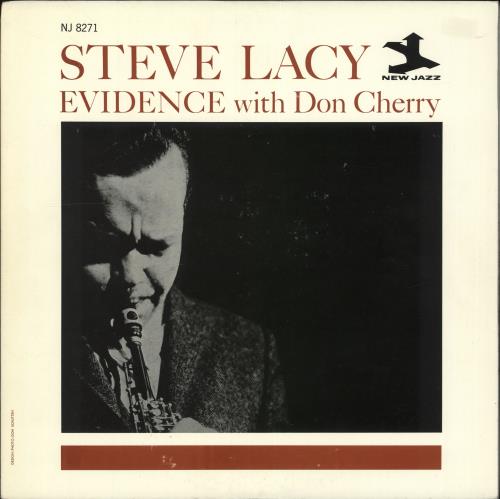 Steve Lacy Evidence Japanese vinyl LP album (LP record) (704965)
