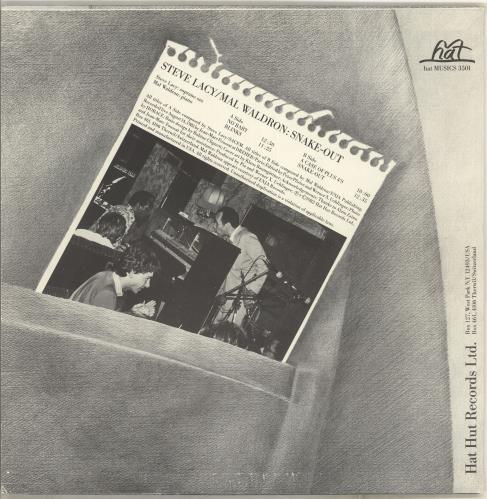 Steve Lacy Snake-Out US vinyl LP album (LP record) (707888)