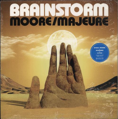 Steve Moore Brainstorm US vinyl LP album (LP record) (805446)
