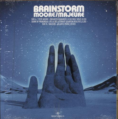 Steve Moore Brainstorm US vinyl LP album (LP record) (805446)